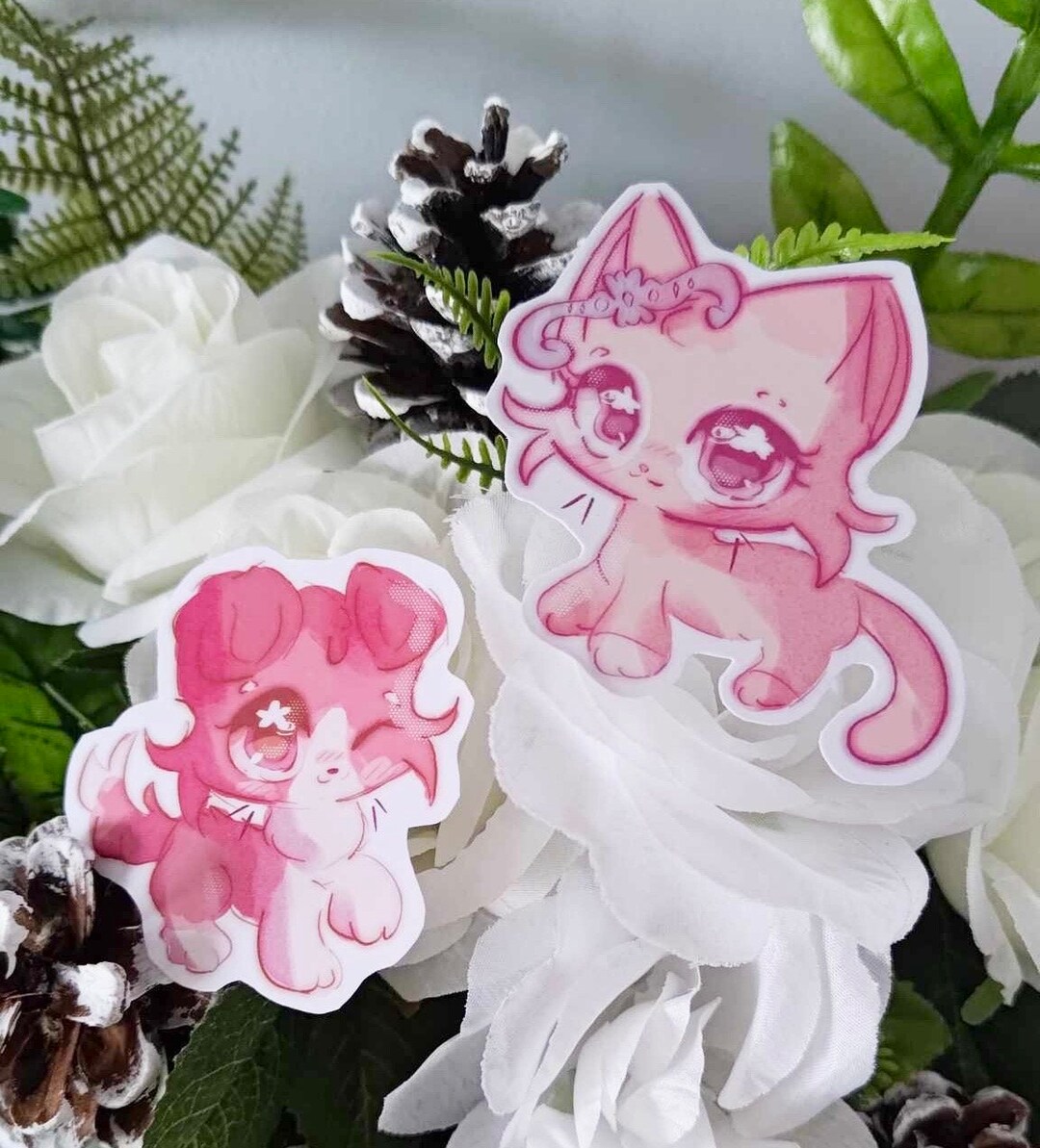 LPS Glossy Journal Stickers 2.4 X 2.4 Cute Stickers, Cat Stickers, Dog ...