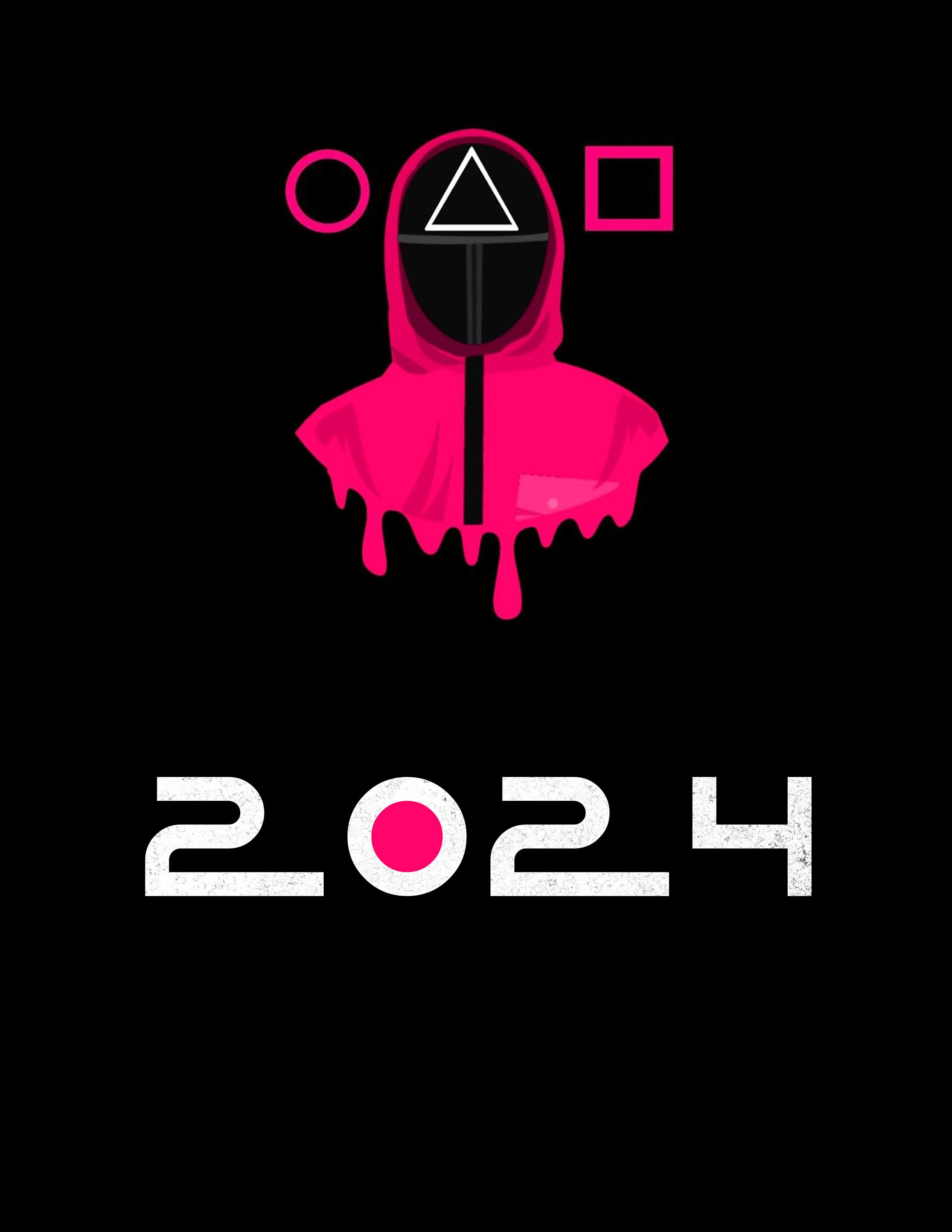 Squid Game 2024 Calendar Minimalist Design. Lee Jung-jae, Hoyeon Jung ...