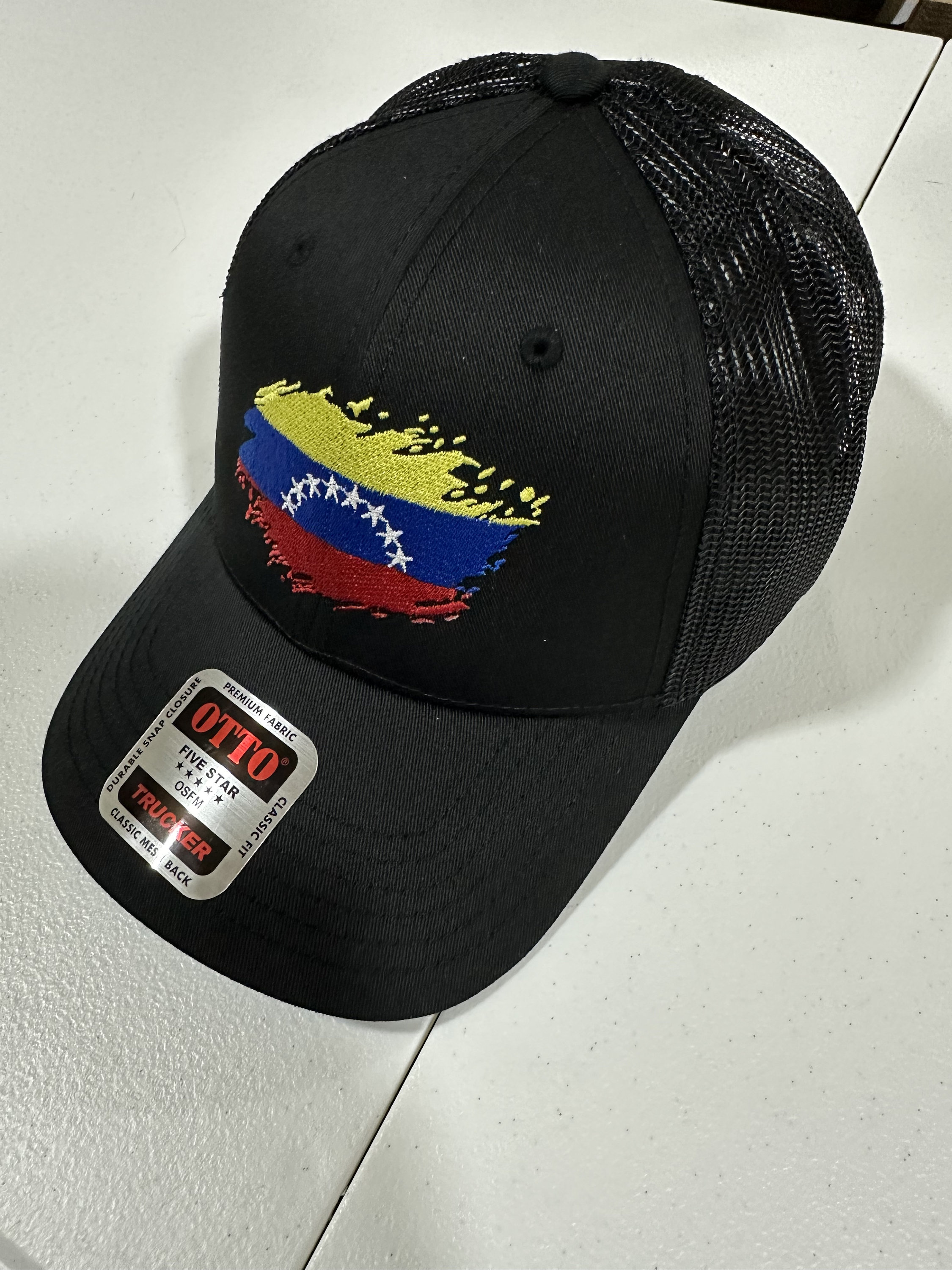 Venezuela Flag Hat, Embroidered Trucker Cap, Patriotic Baseball Cap ...