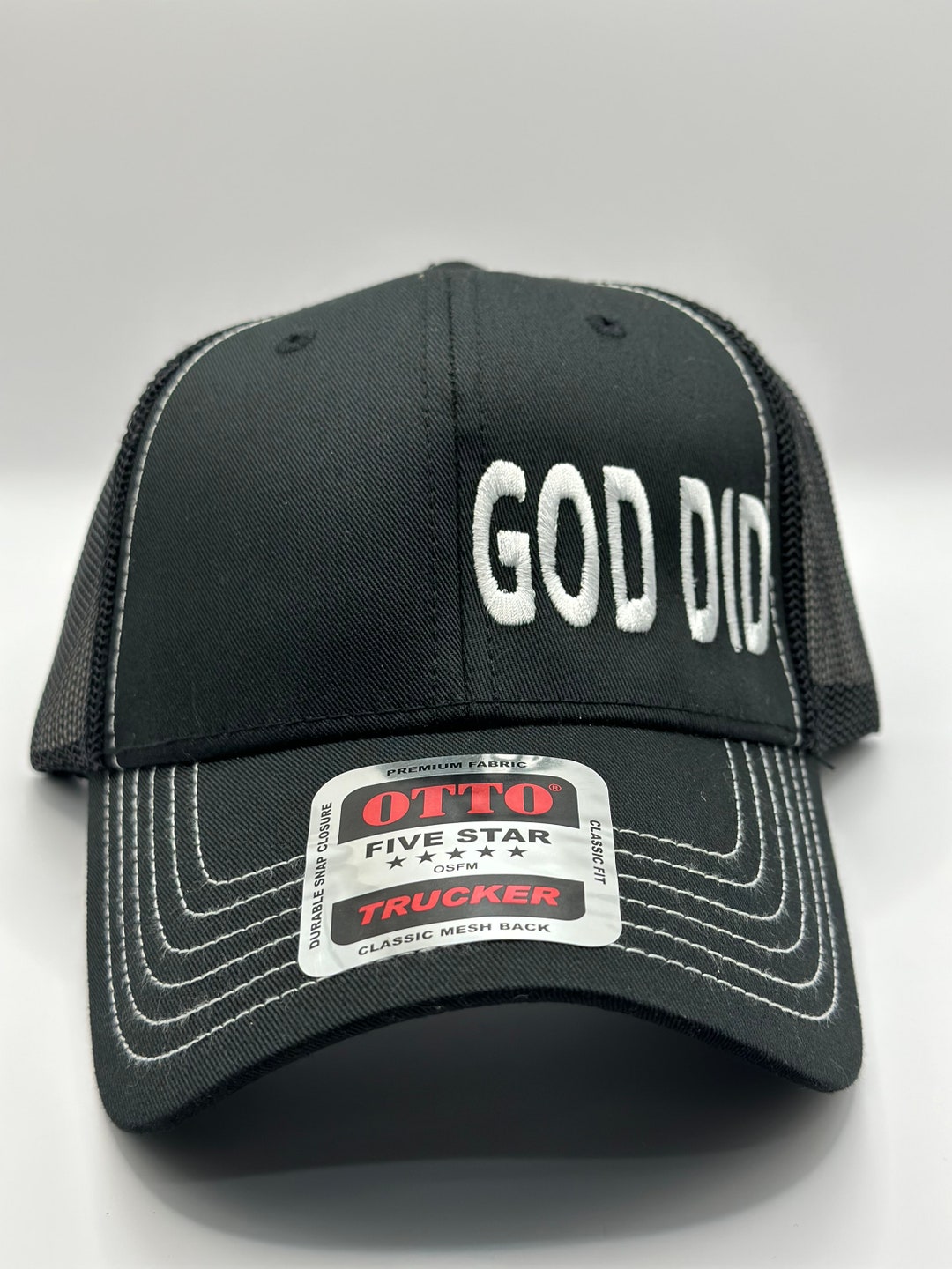 God Did Cap, Christian Hat, Religious Headgear, Faith-inspired Gift ...