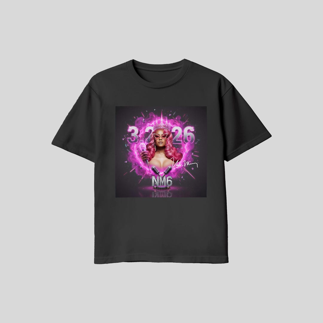 Nicki Minaj: NM6 – Sixth Studio Album Era T-shirt, Unisex Crewshirt - Etsy