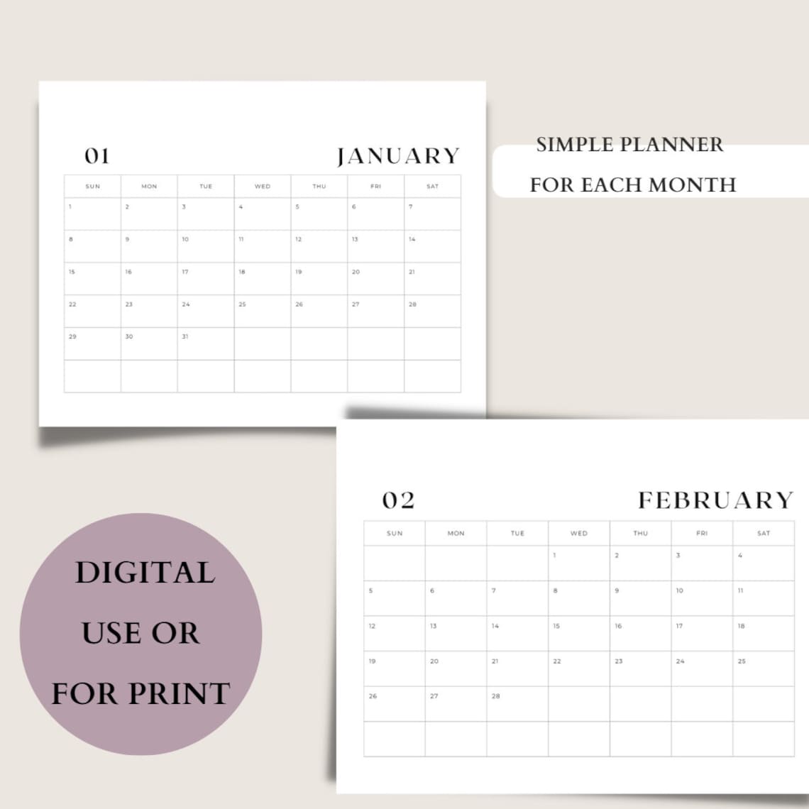 Calendar Printable Template,2023 Calendar, Editable 2023 Calendar ...