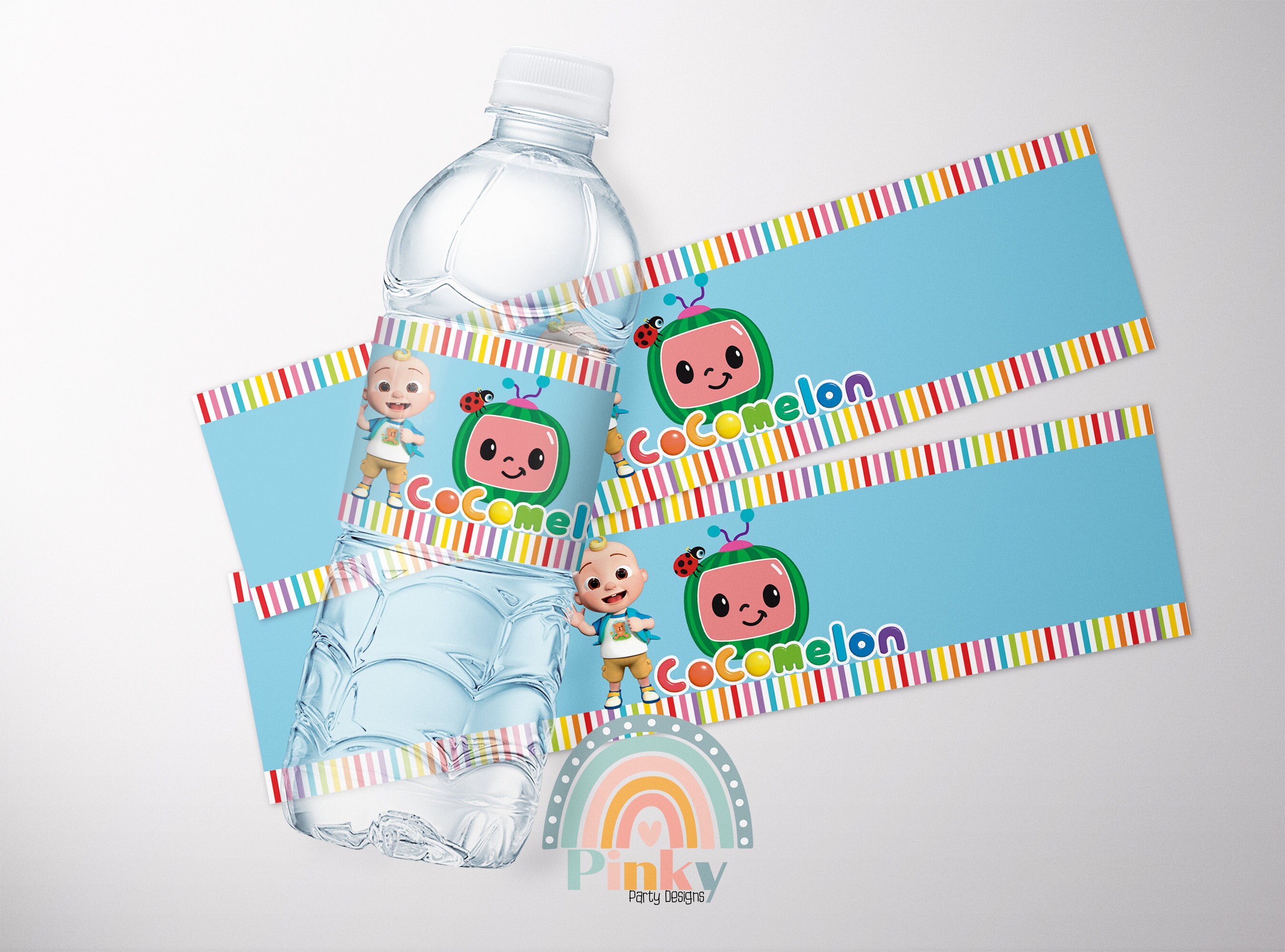 Cocomelon Water Label Cocomelon Party Favor - Etsy UK