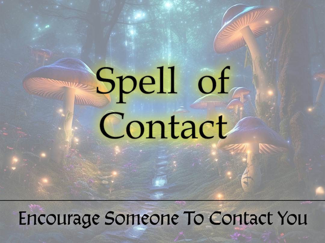 Contact Me Spell + 3 Boosters ~ Positive Connections, Reconciliation ...