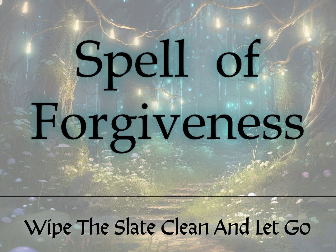 Forgiveness Spell Reconciliation Spell, Forgive Me, Regret, Forgiveness ...