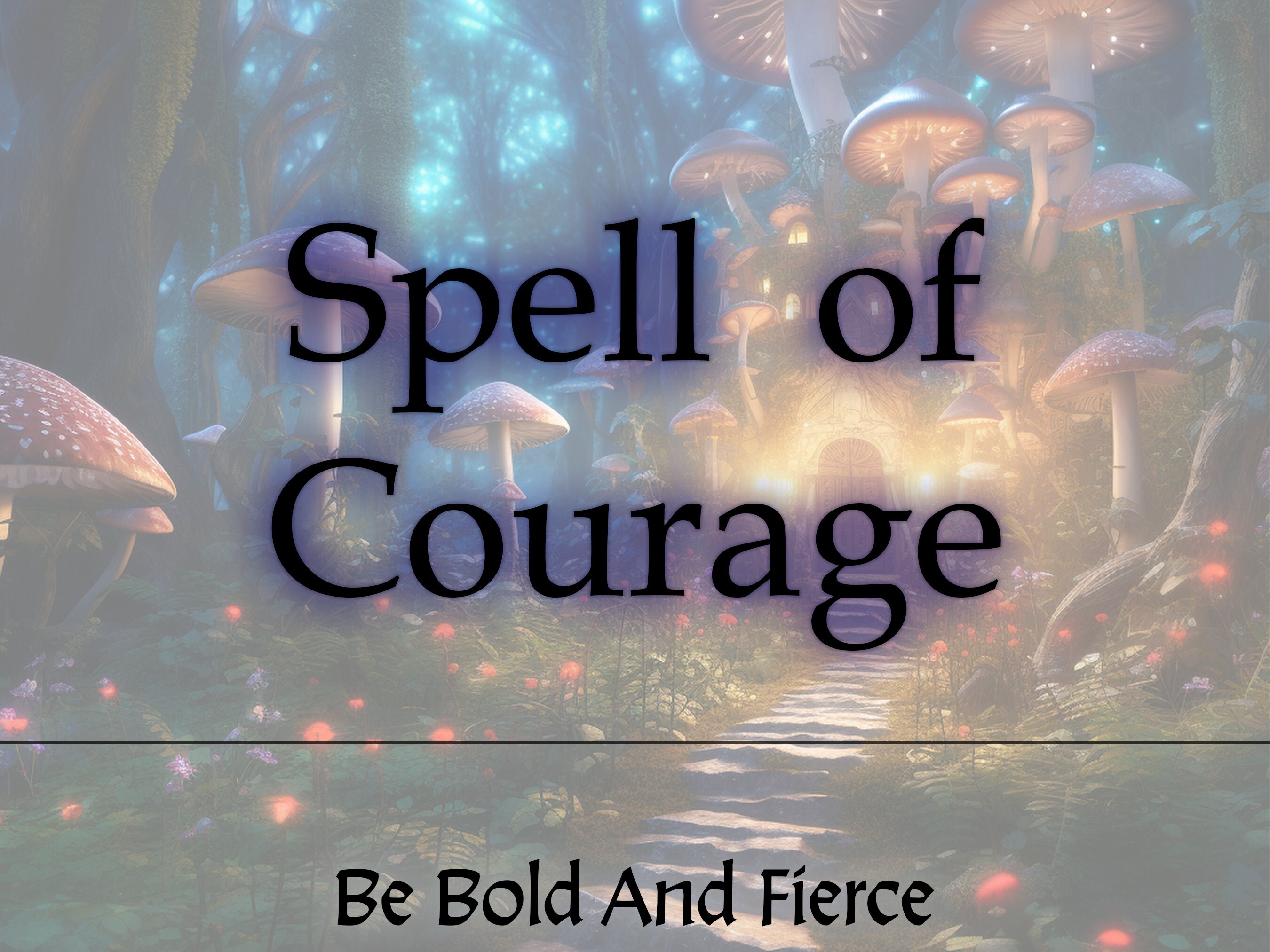 Courage Spell Bravery Spell, Success, Courage Ritual, Self Empowerment ...