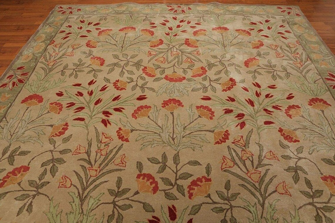 Multi Adeline Hand Tufted Floral Wool Area Rug for Home , New Home Gift ...