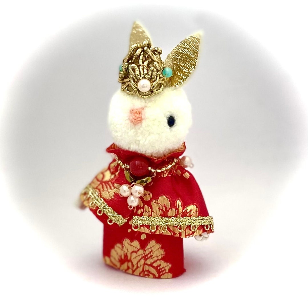 Pom Pom Rabbit, Rabbit Doll, Rabbit Toys, Chinese Princess Doll, Gift ...