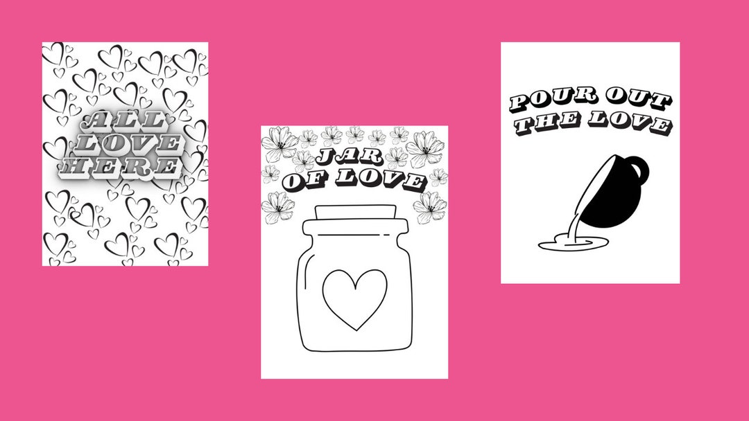 Printable Coloring Pages - Etsy