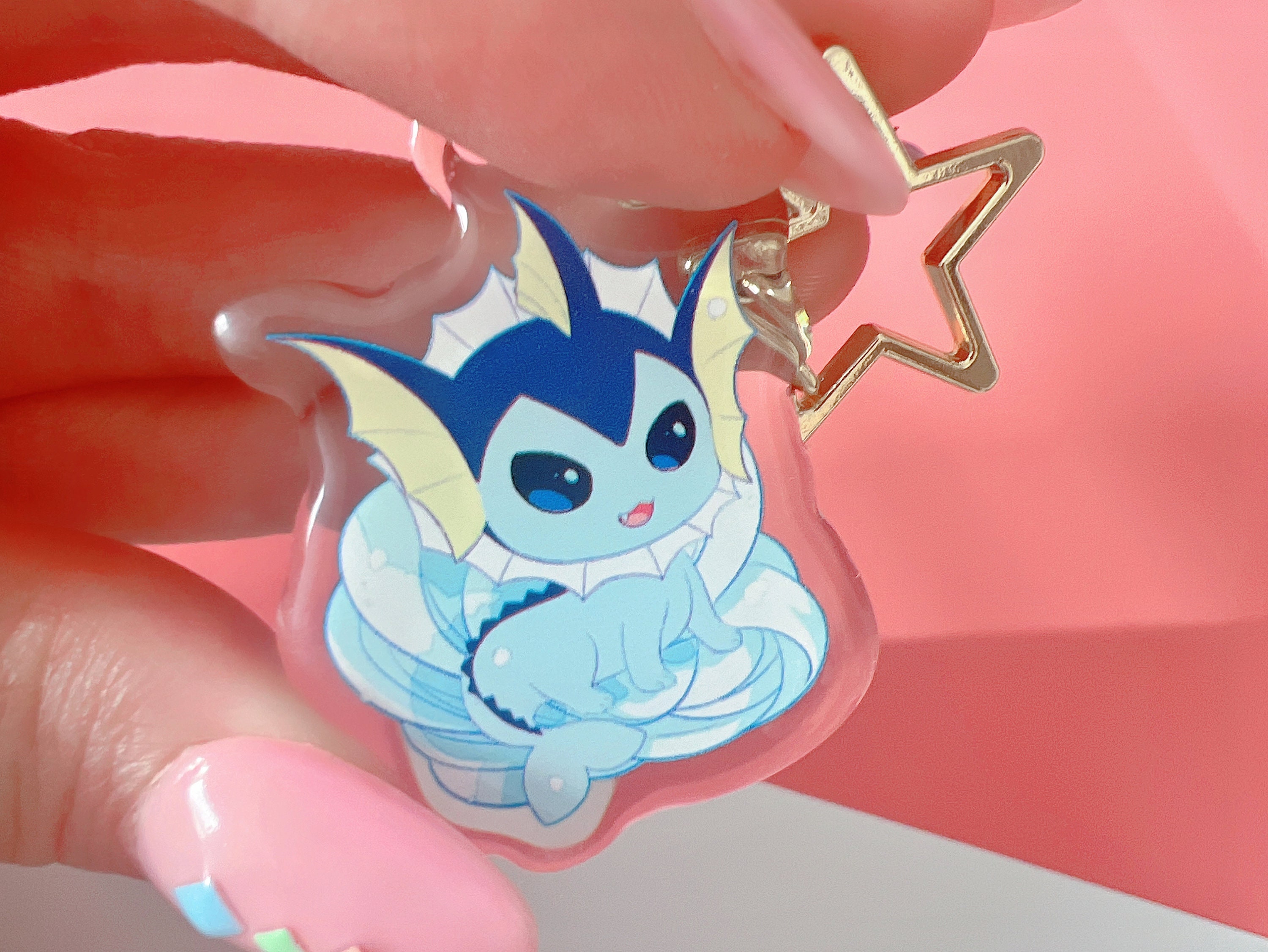 Eeveelution Charm Sylveon Umbreon Keychain Phone Stand Magnet Pin Bag ...