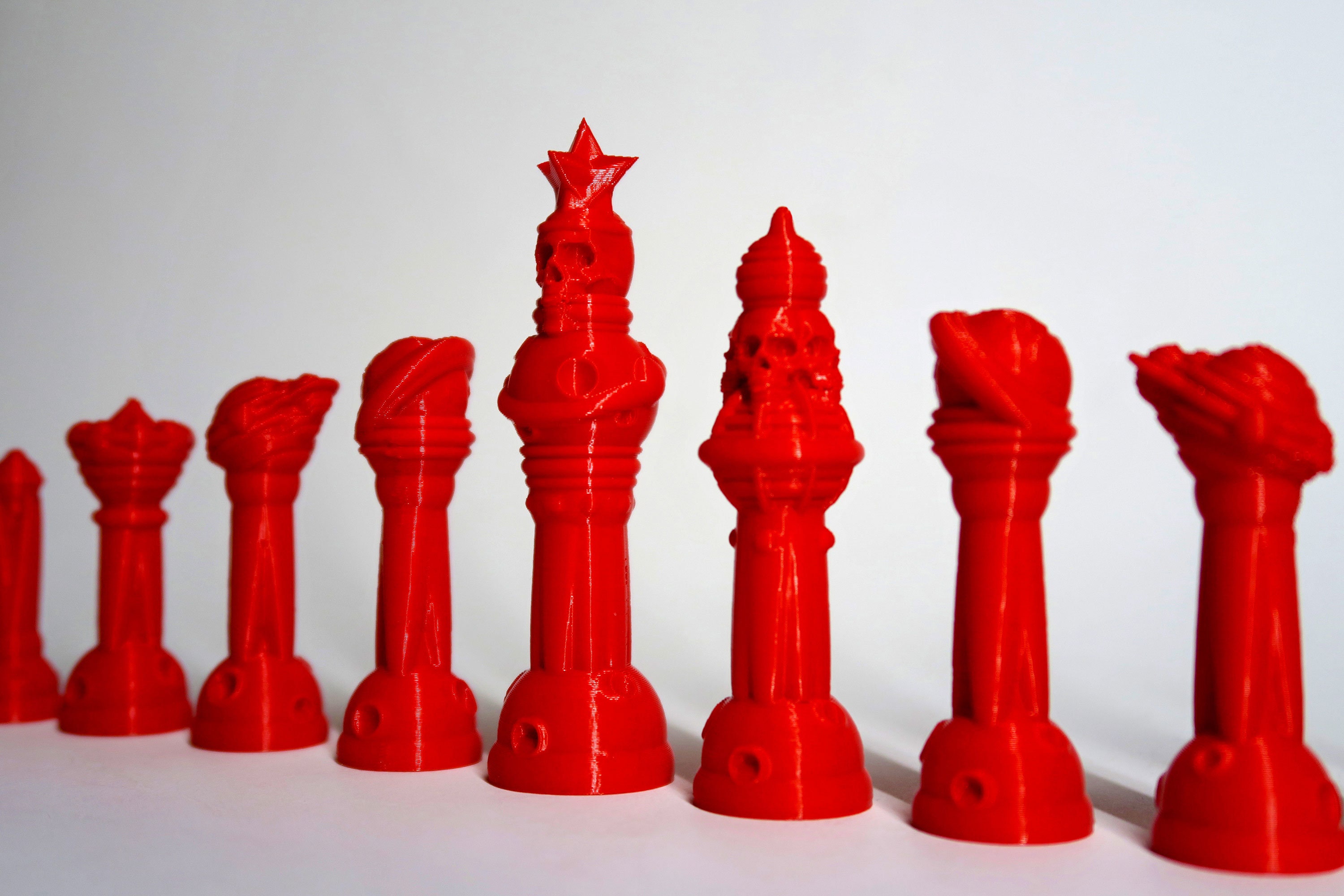 COSMIC CHESS Modern Chess Set Size M, 32 Figures, a Figure Box (planet ...