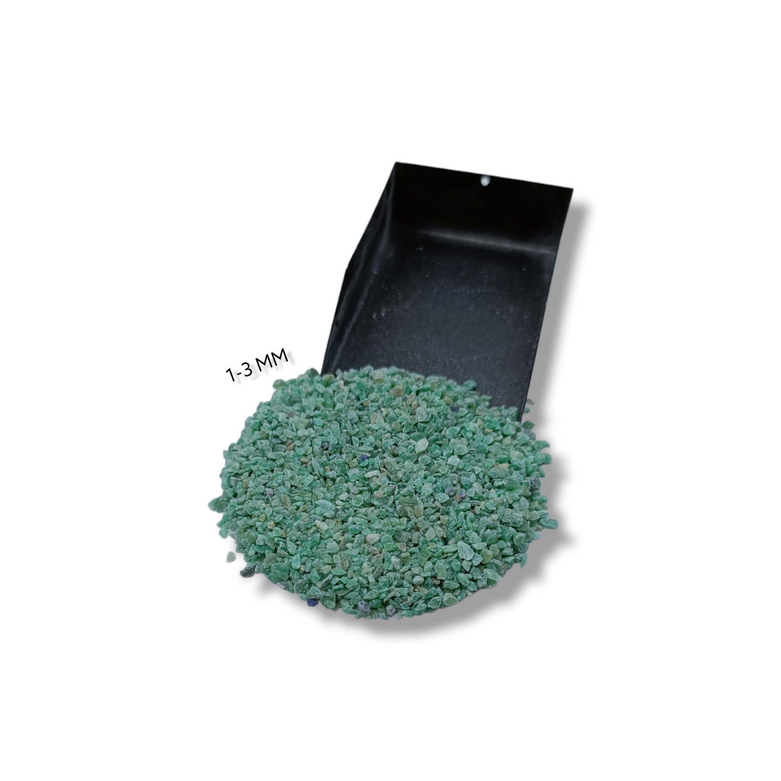 Green Jade Crushed Gemstone Powder All Size Green Jade Coarse Stone ...