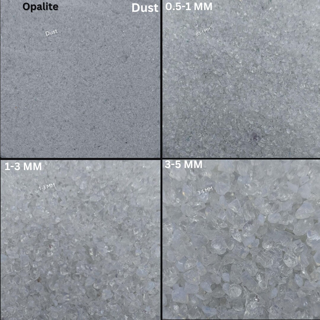 Crushed Opalite Coarse Gemstone Powder All Size Opalite Coarse Stone ...