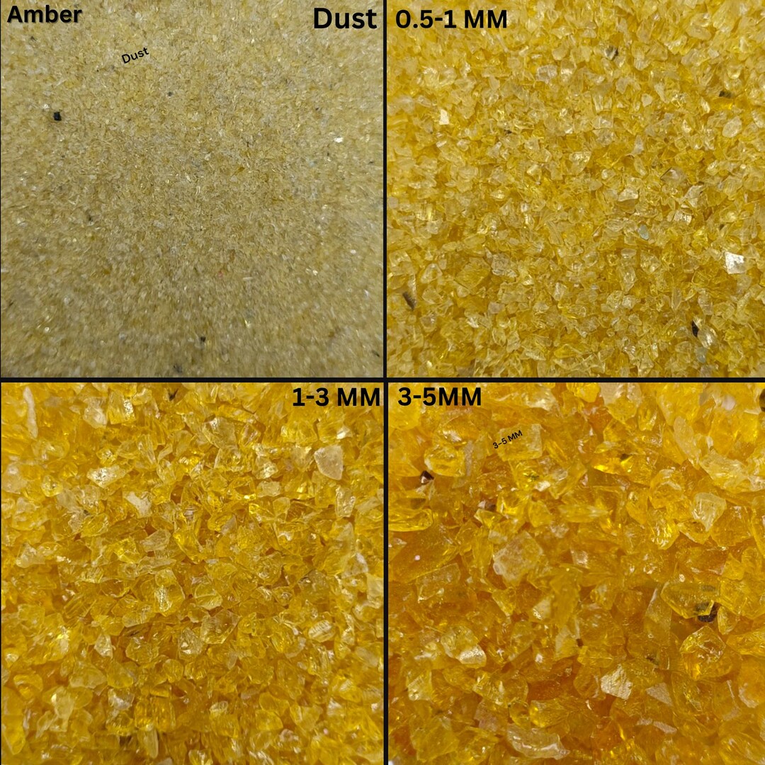 Crushed Amber Hydro Quartz Gemstone Coarse All Size Crushed Baltic ...