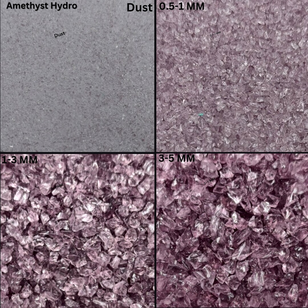 Amethyst Hydro Crushed Gemstone Powder All Size Amethyst Coarse Stone ...