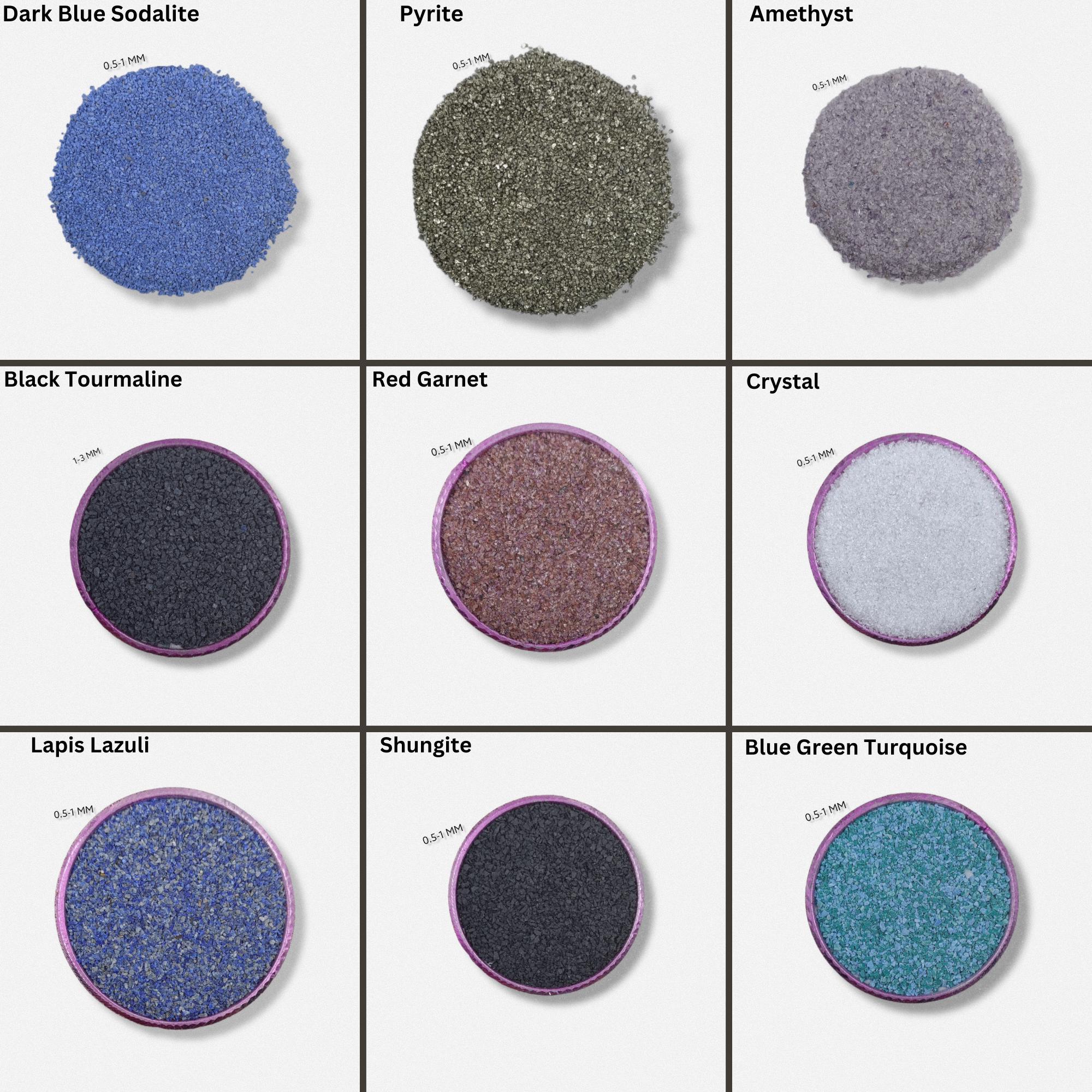 Gemstone Crushed Coarse Powder for Premium Inlay Work 75+ Crushed 0.5-1 ...