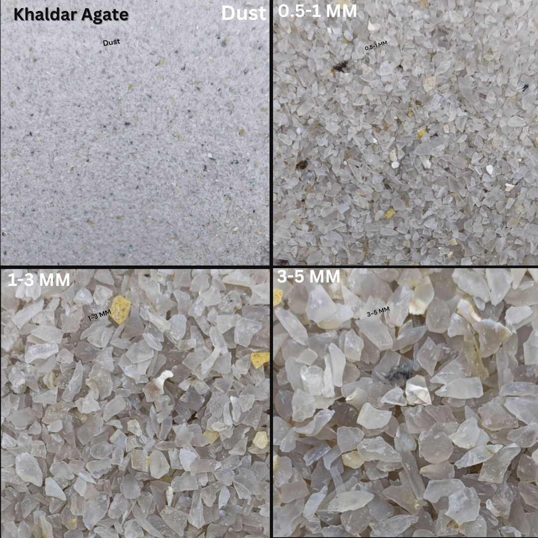 Crushed Khyaldar Agate Gemstone Powder All Size Natural Khyaldar Agate ...