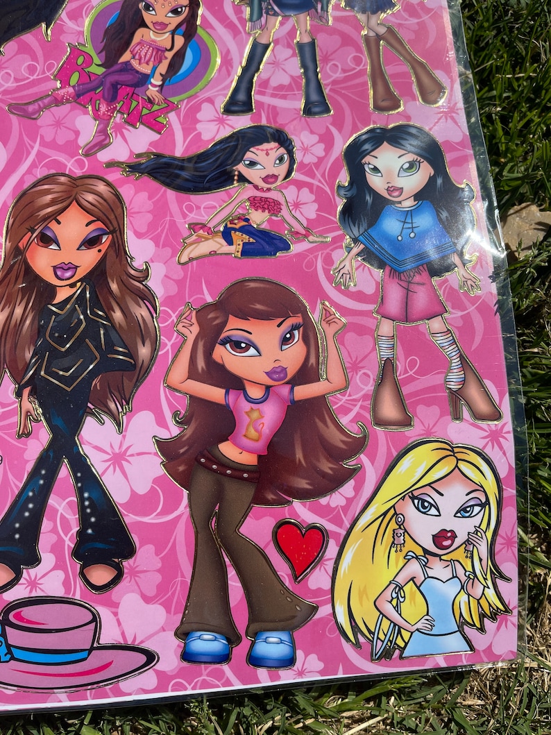 Bratz Laser Stickers Vintage Stickers Holographic Stickers - Etsy