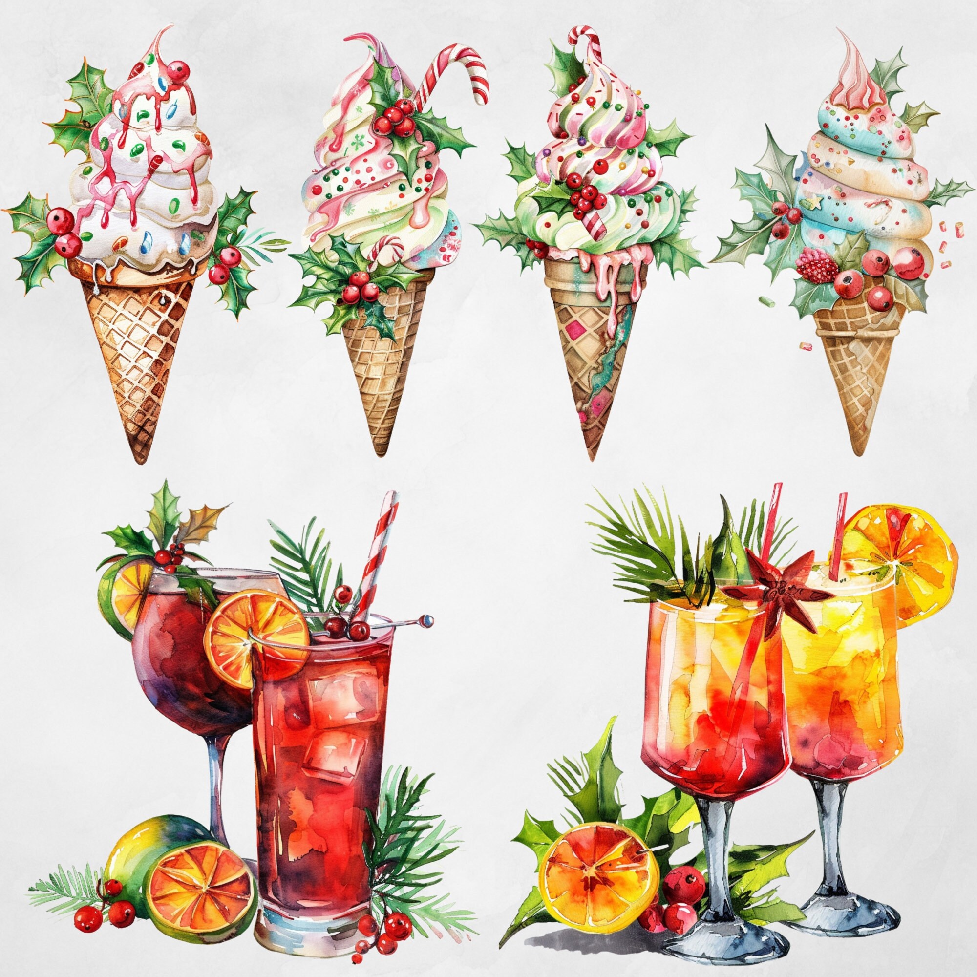 Summer Christmas in July PNG Clipart Beach Tropical Holiday Santa ...