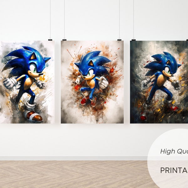 Sonic Poster - Etsy