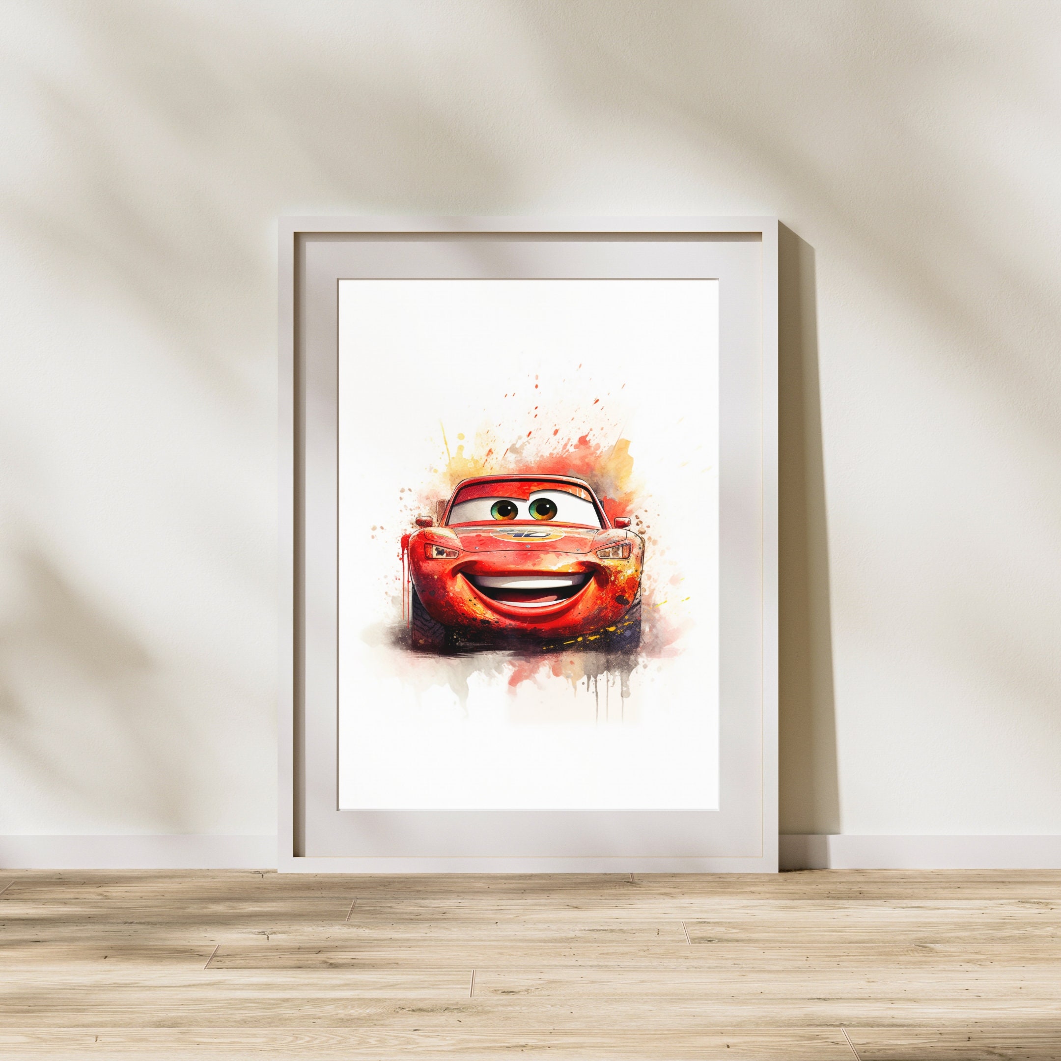 3 Lightning Mcqueen Cars Movie Poster Prints Poster Wall Art - Etsy UK
