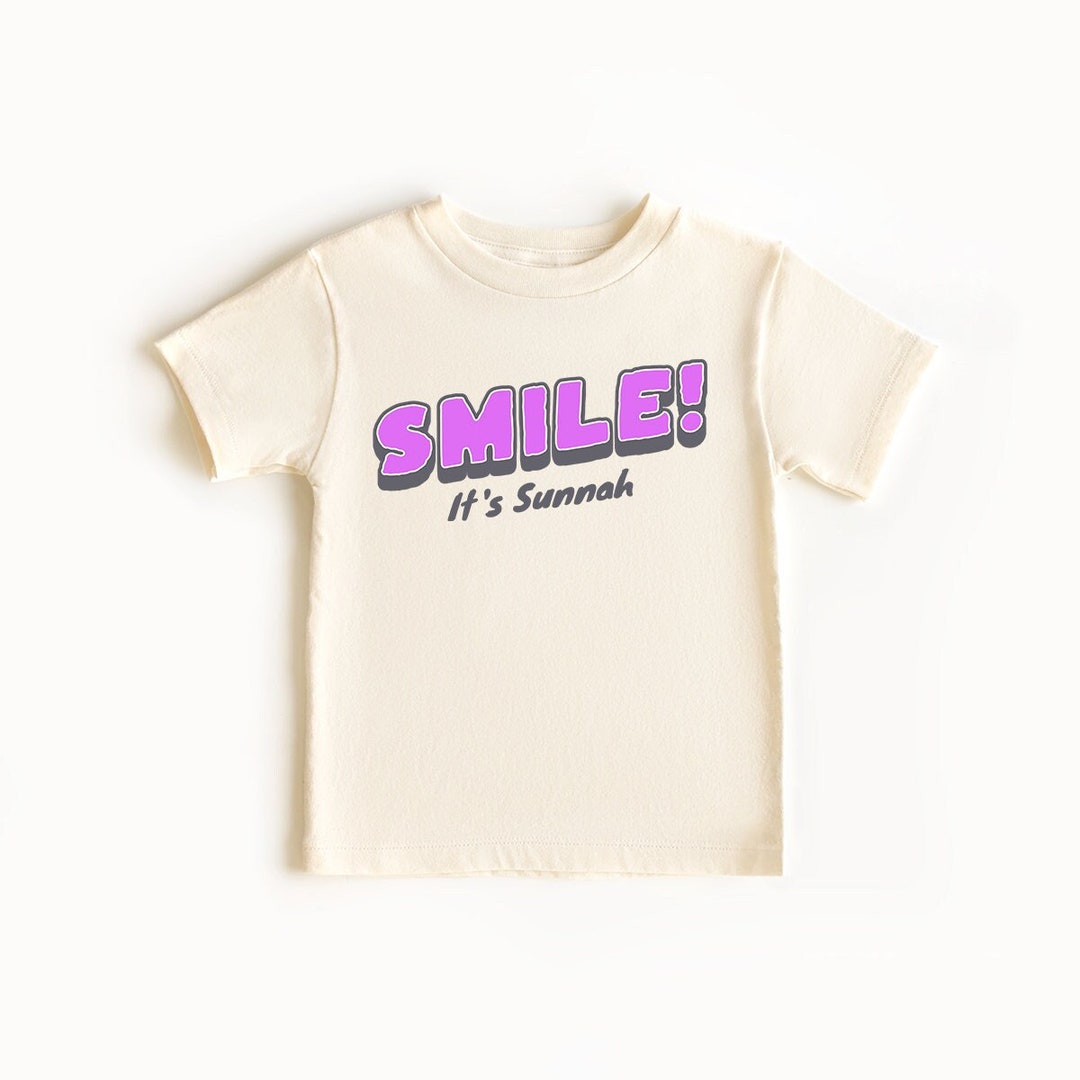 Smile Sunnah Kids Tee - Muslim Kids Clothes Islamic Clothing Eid Gift ...