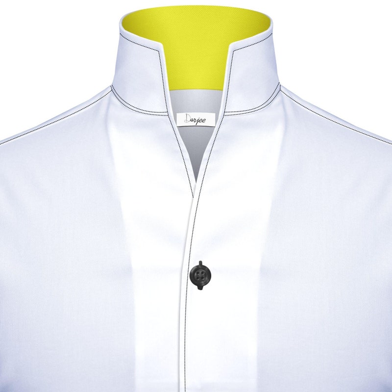 Stand Collar Shirt - Etsy