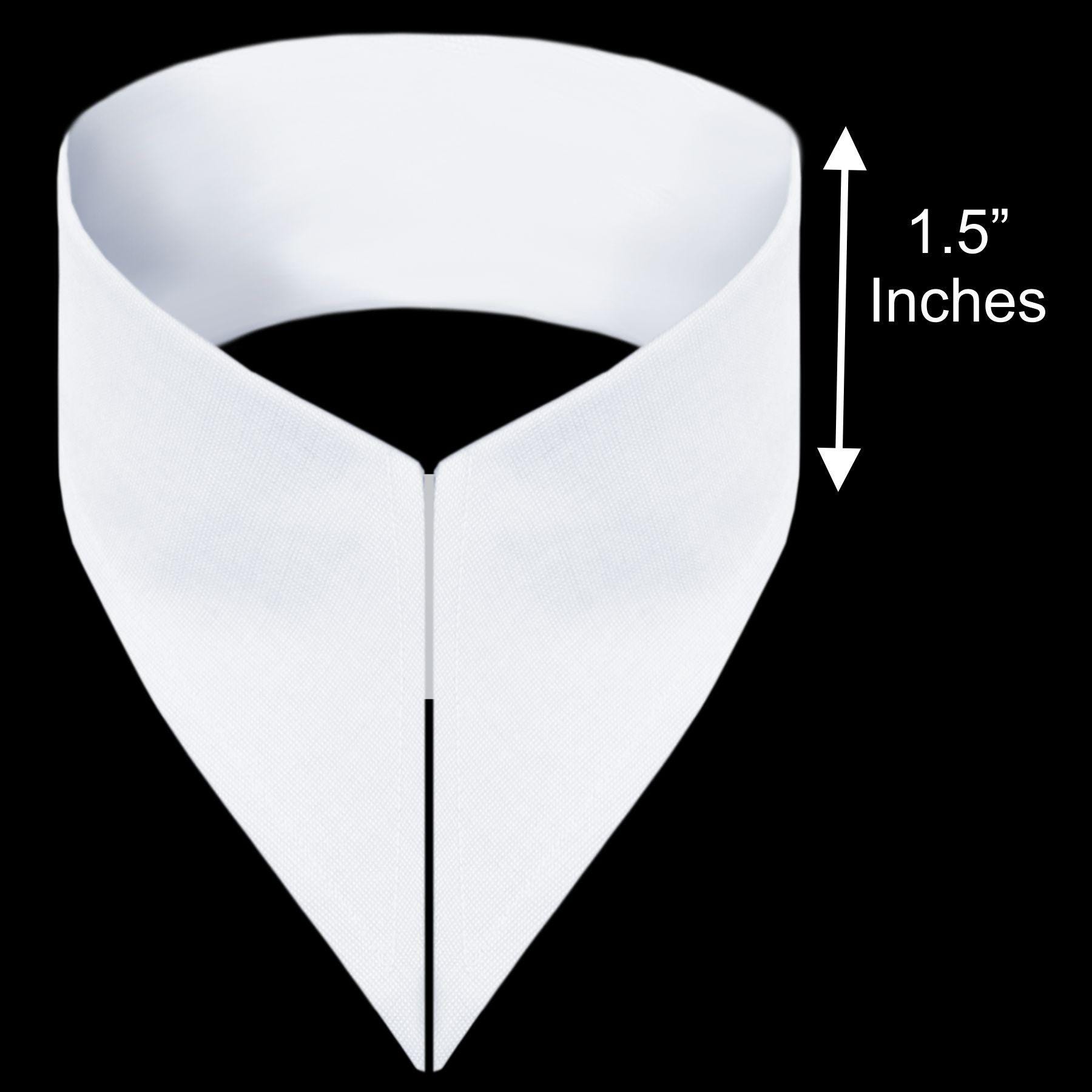 Stiff Detachable Collar for Shirt Vintage Longpoint Collar Wing Collar ...
