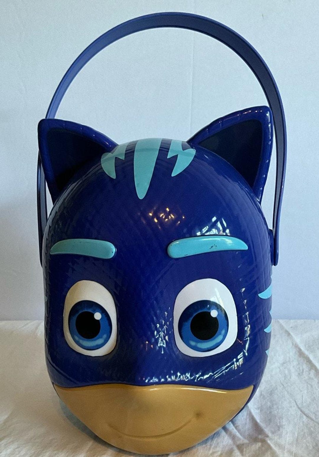 Disney PJ Masks Blue Catboy Halloween Figural Plastic Candy Bucket ...
