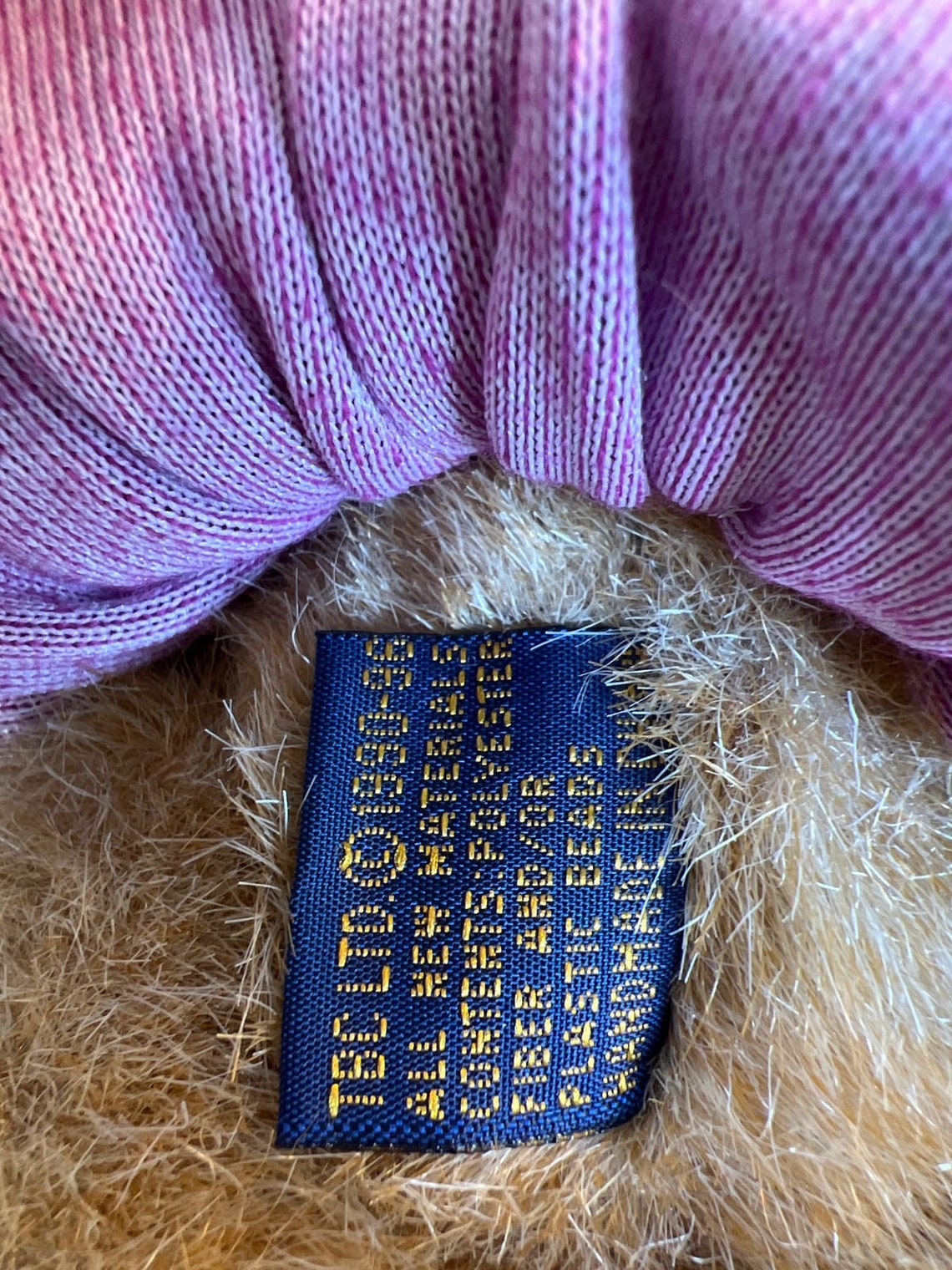 Boyds Bears With Tags BAILEY SPRING 1996 BB Wear Clothing Plum Color ...