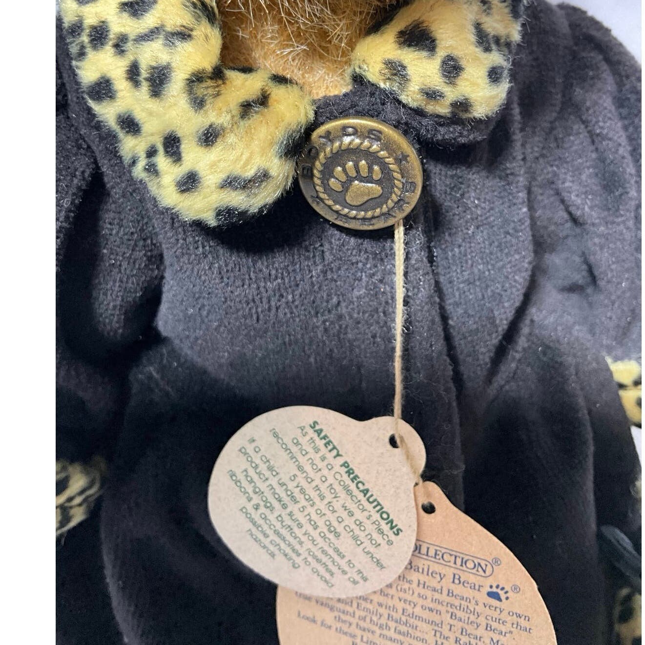 Collectible Boyd’s Bears Bailey & Friends #9119 Leopard Cheetah Print ...
