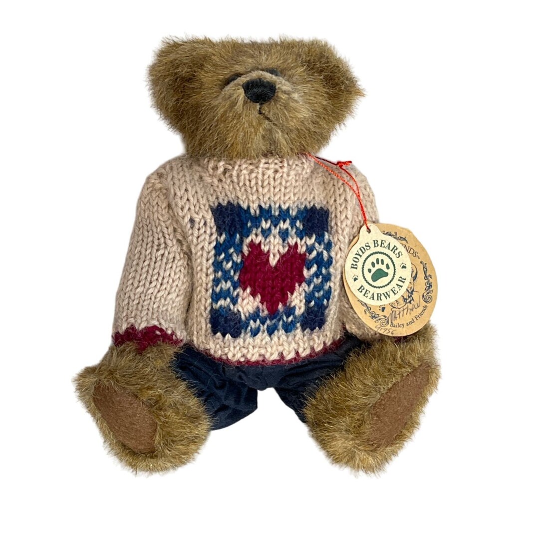 Boyd Bears Bailey & Friends Matthew Plush Bear Fall 1996 With Tags - Etsy