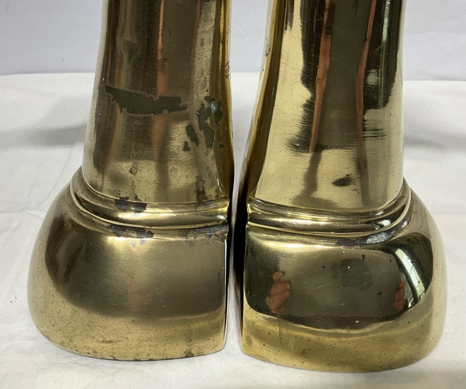 Leonard Silver Co Solid Brass Collection Mallard Head Book Ends 9 Made ...