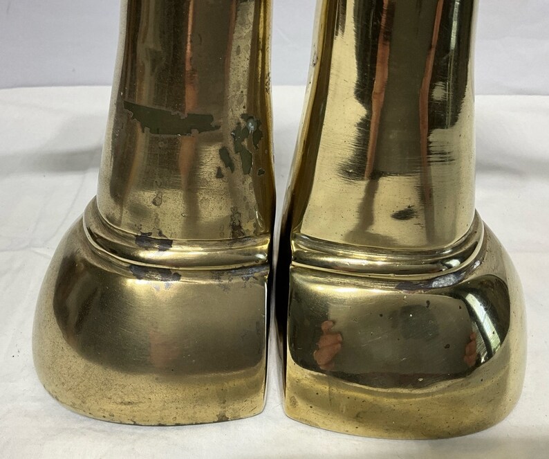 Leonard Silver Co Solid Brass Collection Mallard Head Book Ends 9 Made ...
