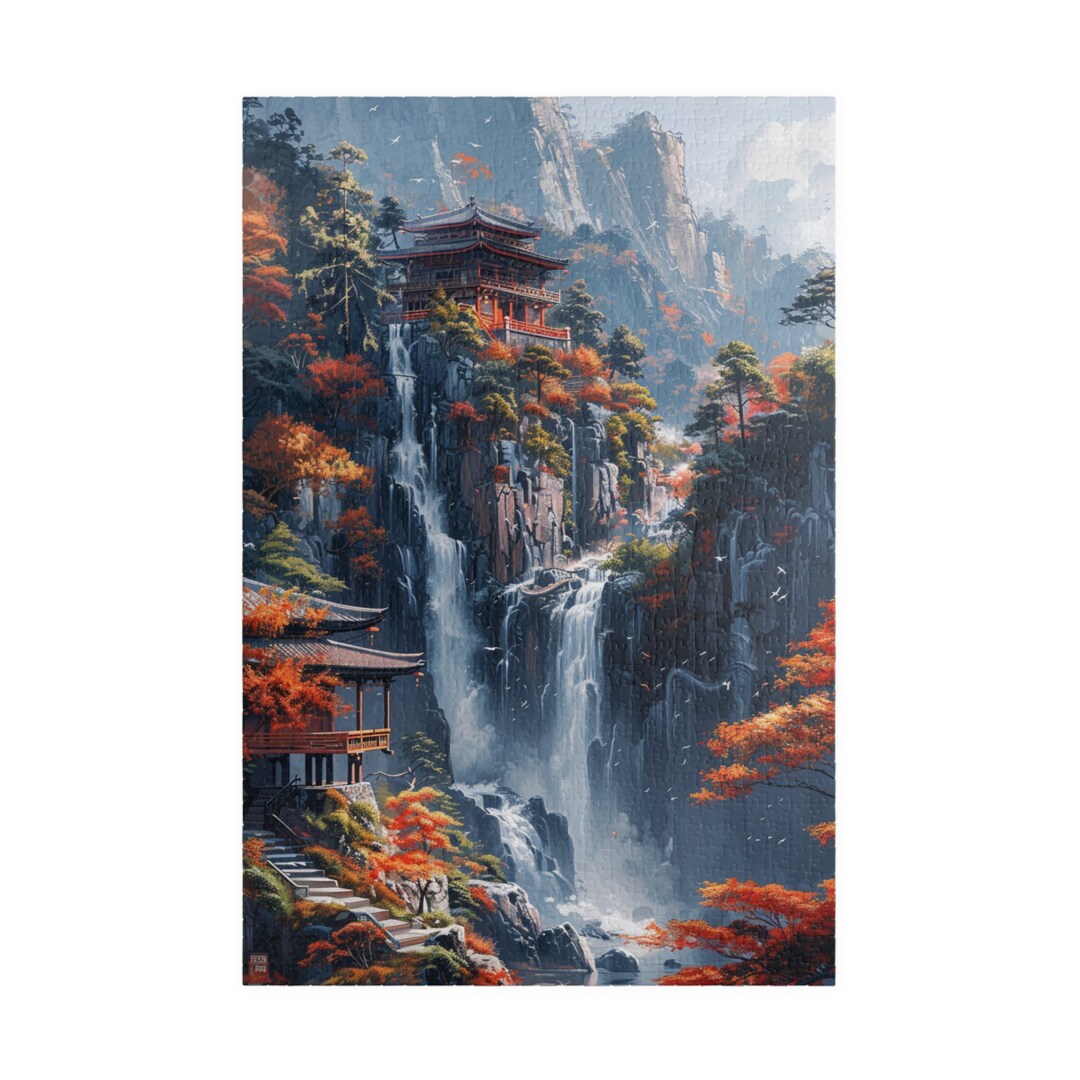 Japanese Landscape - 1014-piece Jigsaw Puzzle, Indoor Fun, Perfect for ...