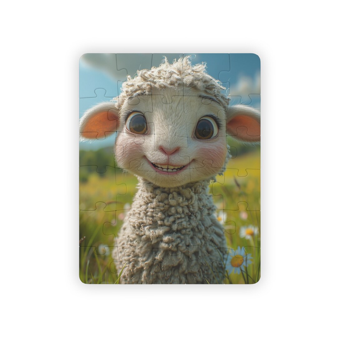 Luna the Lamb - 30-piece Jigsaw Puzzle, Fun Indoor Activity, Perfect ...