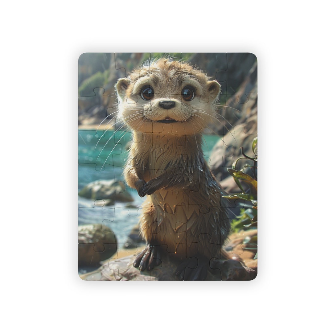 Otto the Otter - 30-piece Kids Jigsaw Puzzle, Fun Indoor Activity ...