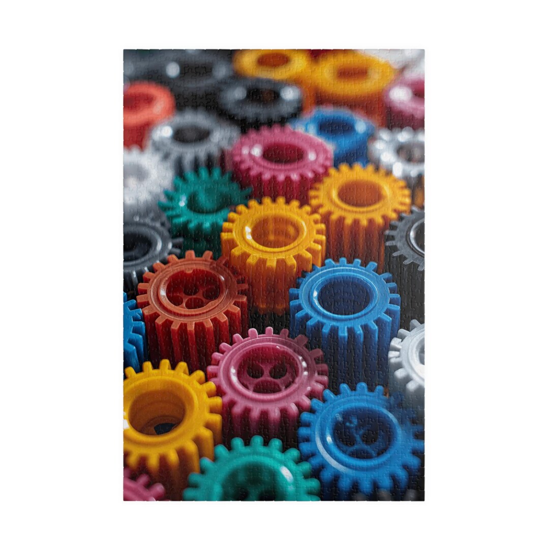 Gears Cogs - 1014-piece Jigsaw Puzzle, Indoor Fun, Perfect for Puzzle ...