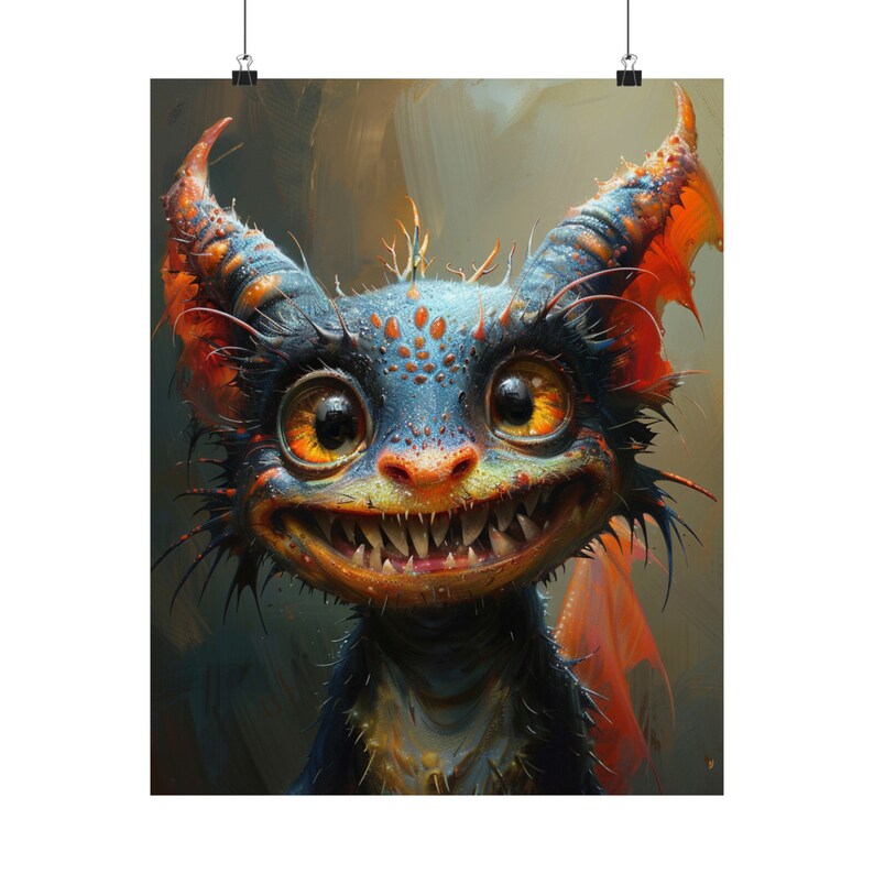 Cheeky Devil Physical Print Many Sizes Stunning Premium Poster Prints ...