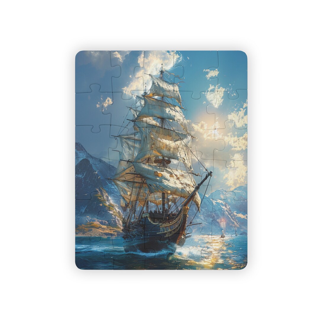 Pirate Ship - 30-piece Jigsaw Puzzle, Fun Indoor Activity, Puzzle ...
