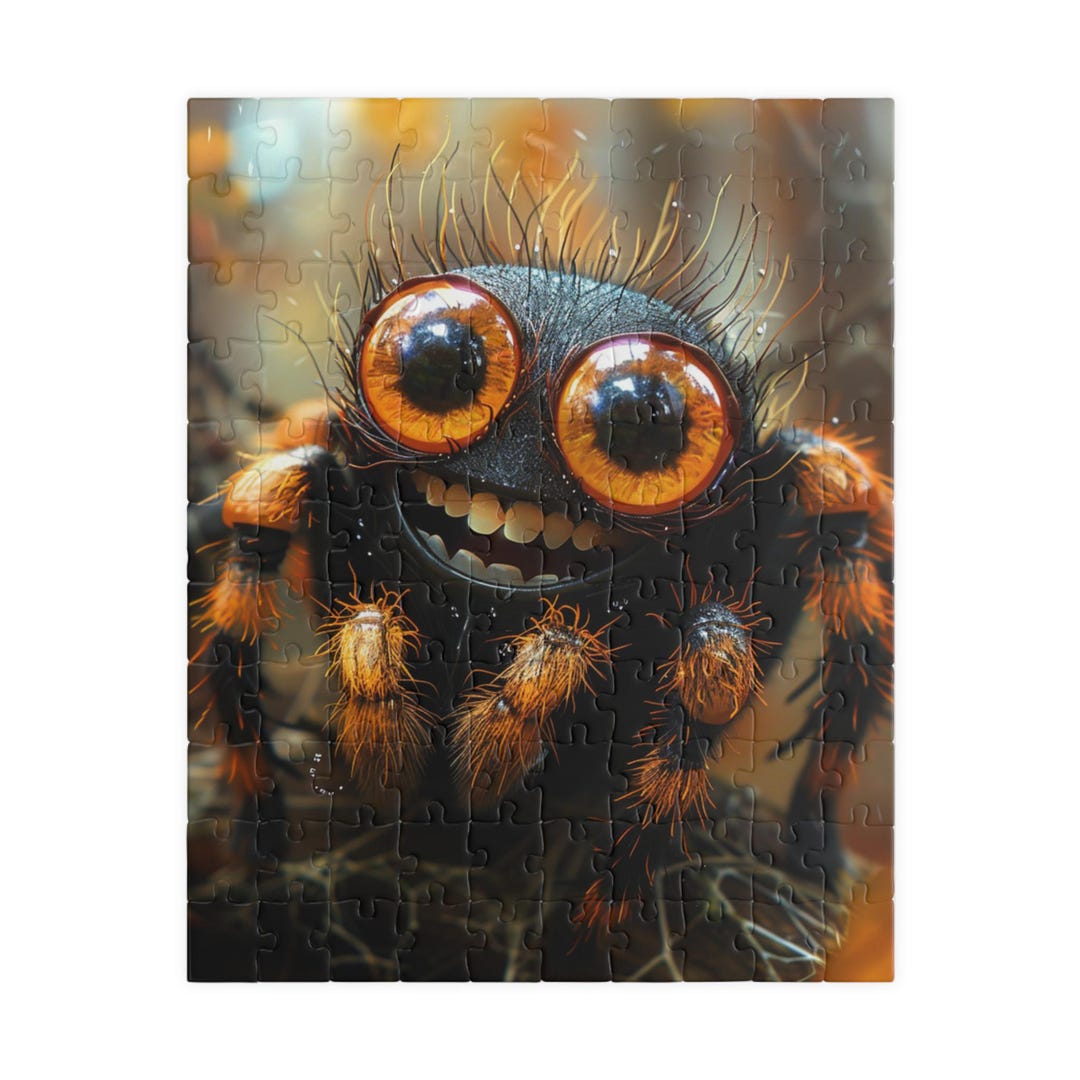 Fuzzy the Spider - Premium Puzzle Available in 110, 252, or 520 Pieces ...