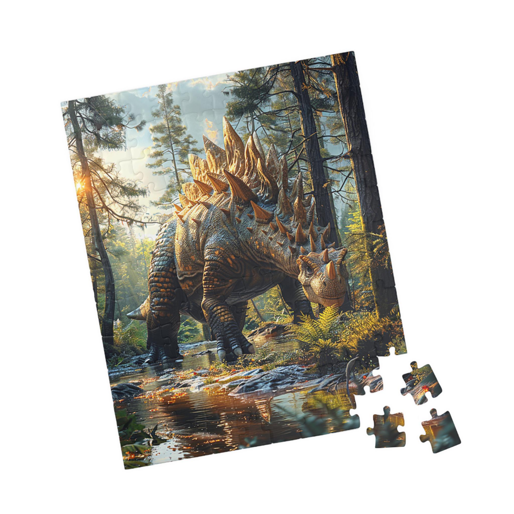 Dinosaur Stegosaurus Jigsaw Puzzle – 110, 252 & 520 Pieces – Jurassic ...