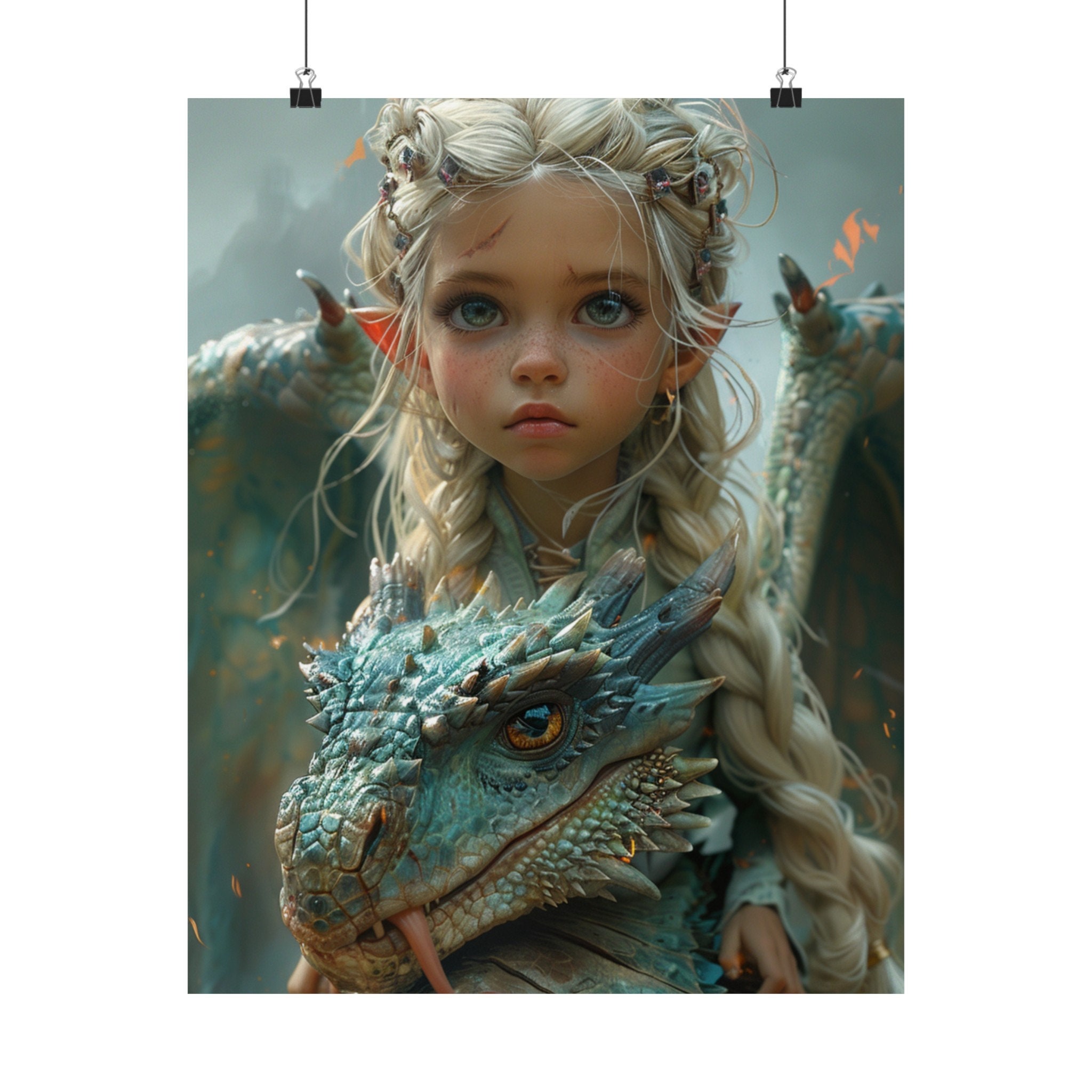 Chasina the Battle Warrior - Physical Print Many Sizes - Stunning ...