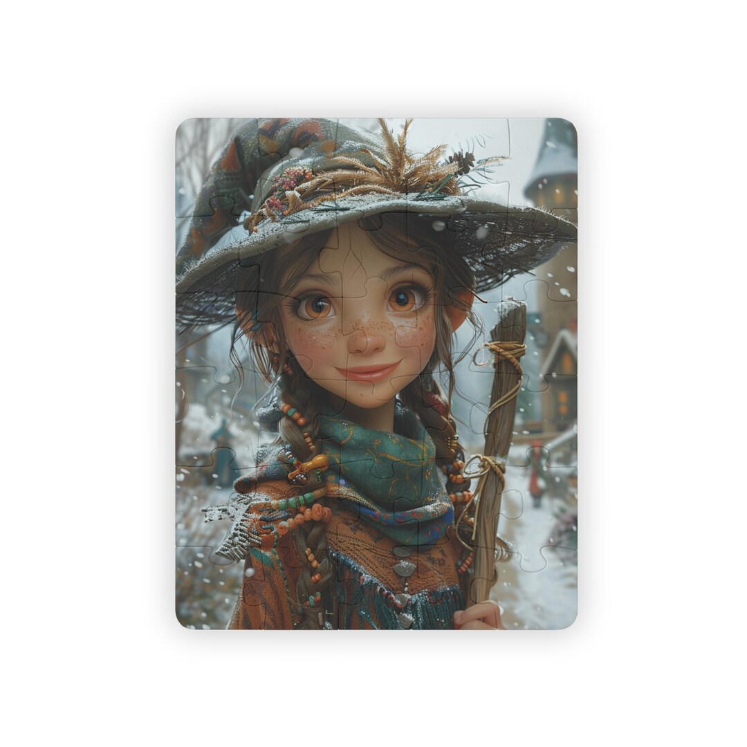Wendy the Friendly Witch - 30-piece Jigsaw Puzzle, Fun Indoor Activity ...