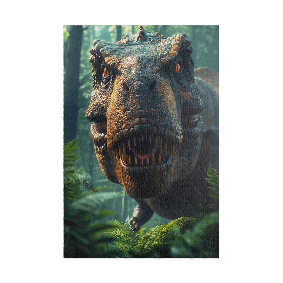 Dinosaur T-rex Stalking - 1014-piece Jigsaw Puzzle, Indoor Fun, Perfect ...