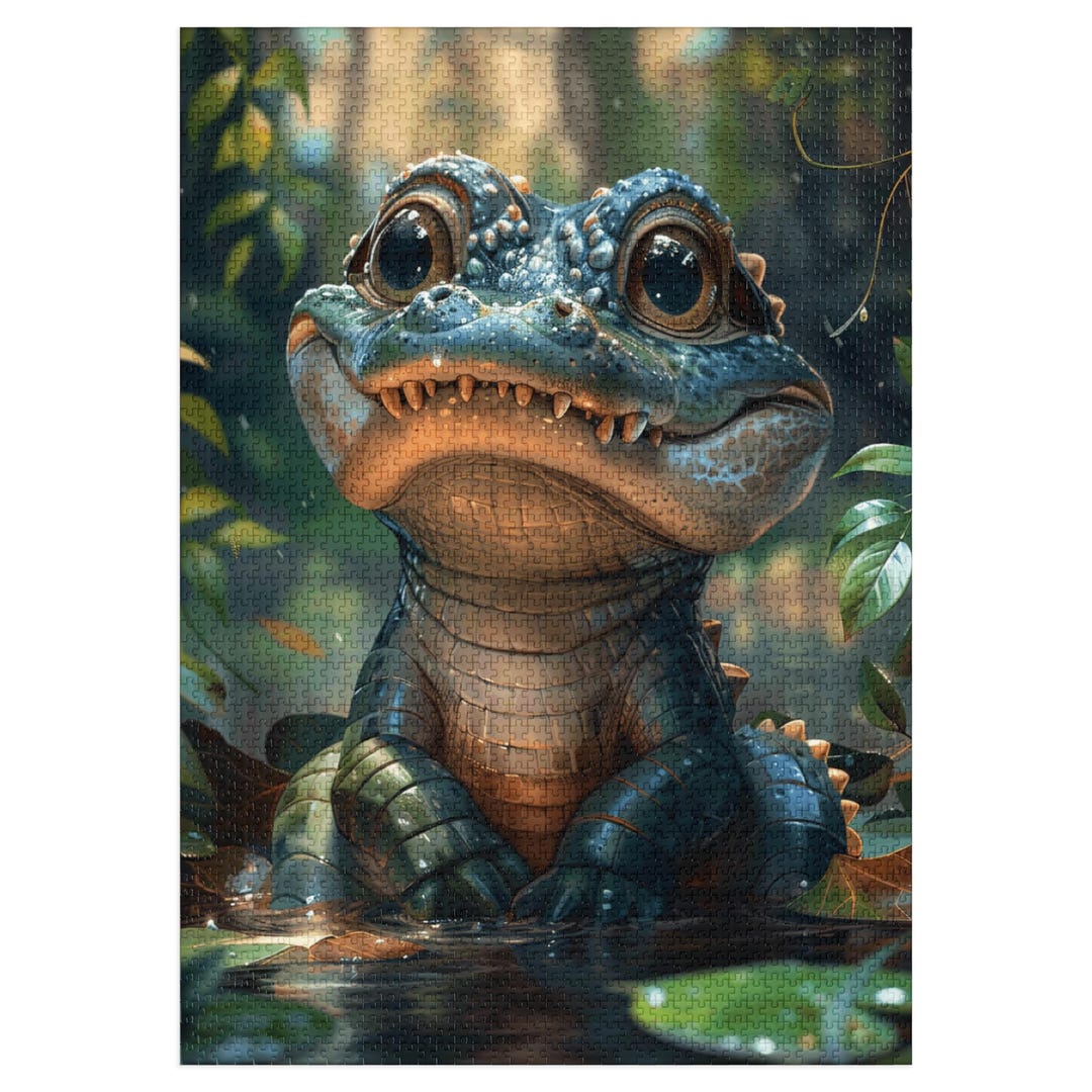 Ali the Alligator - 2000 Piece Jigsaw Puzzle, Indoor Fun, Puzzle Lovers ...