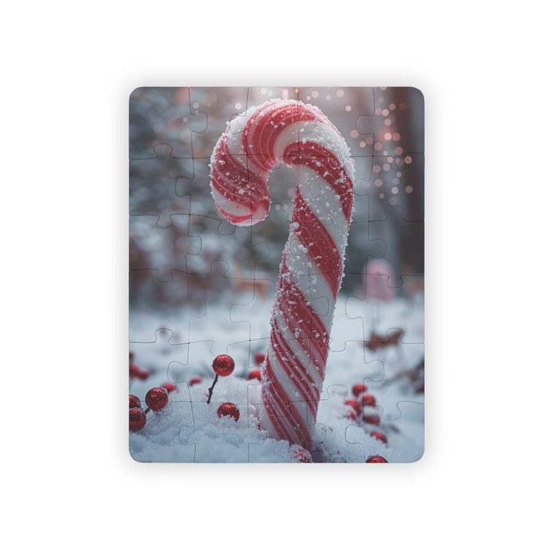 Candy Cane Puzzle - Etsy