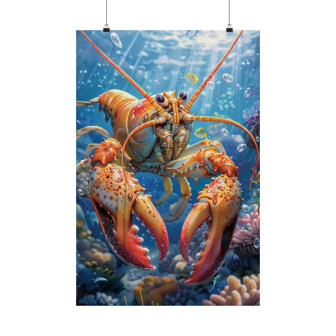 Larry the Lobster - Physical Print Many Sizes - Stunning Premium Poster ...