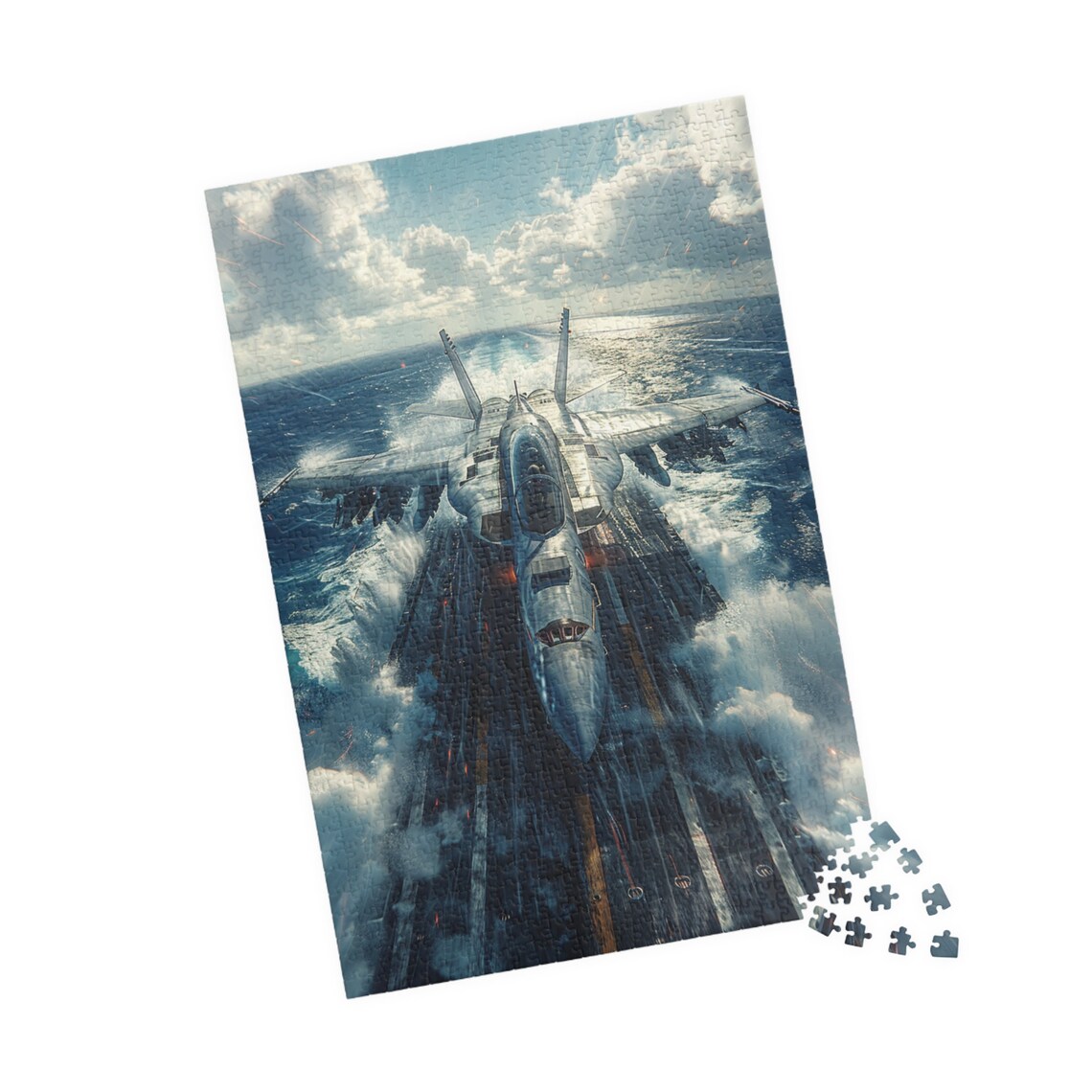 Fighter Jet - 1014-piece Jigsaw Puzzle, Indoor Fun, Perfect for Puzzle ...