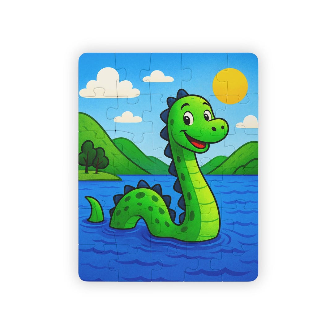 The Loch Ness Monster - 30-piece Kids Jigsaw Puzzle, Fun Indoor ...